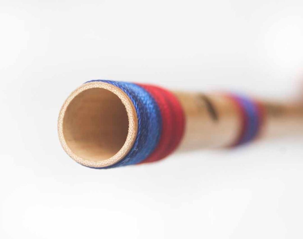 Kanha Flutes G Scale Natural Medium Assam Bamboo Flute Musical ...